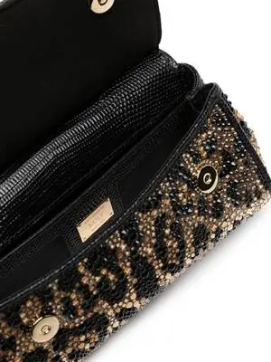 Dolce & Gabbana Sicily Embellished Leather Bag