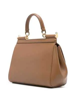 Dolce & Gabbana Sicily Medium Tote Bag - Brown