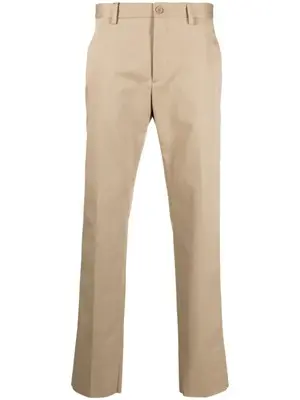 Etro Mid-rise Stretch-cotton Chinos - Neutrals