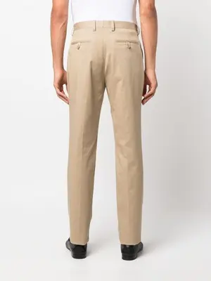 Etro Mid-rise Stretch-cotton Chinos - Neutrals