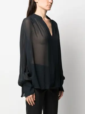 Rag & Bone Split-neck Blouse