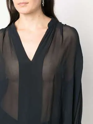 Rag & Bone Split-neck Blouse