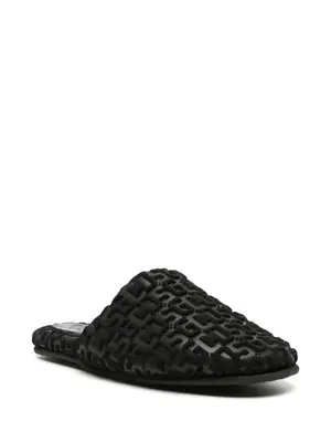 Gcds Logo-embossed Monogram Slippers