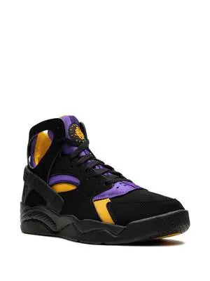 Nike Air Flight Huarache Lakers Away Sneakers - Black