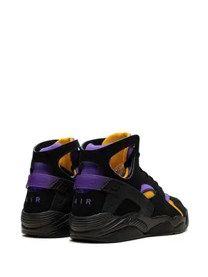 Nike Air Flight Huarache Lakers Away Sneakers - Black