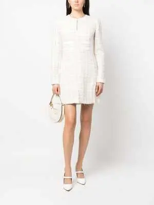 Giambattista Valli Long-sleeve Tweed Minidress