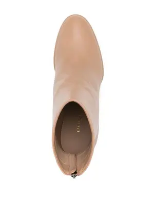 LE SILLA Elsa 85mm Leather Ankle Boots