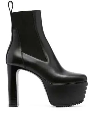 Women's Block Heel Calf Boots