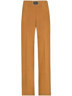Dolce & Gabbana High-waisted Wool Trousers - Brown