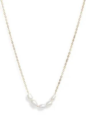 SET & STONES Landon Freshwater Pearl Necklace - Gold