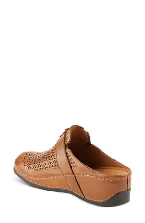 SPRING STEP SHOES Lilybean Wedge Mule - Camel