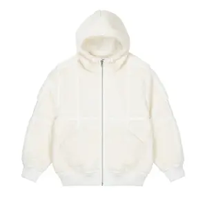 PALACE Sherpa Hooded Jacket - White