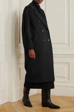 Max Mara Madame Double-breasted Woven Coat