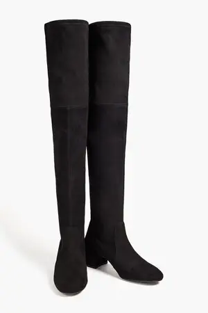STUART WEITZMAN Odene 50 Suede Over-the-knee Boots