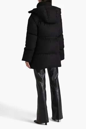 JOSEPH Dorset Quilted Wool, Tencel™ And Cashmere-blend Down Coat - Black