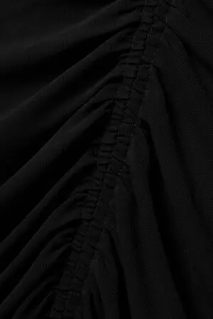 Givenchy Open-back Ruched Crepe Gown