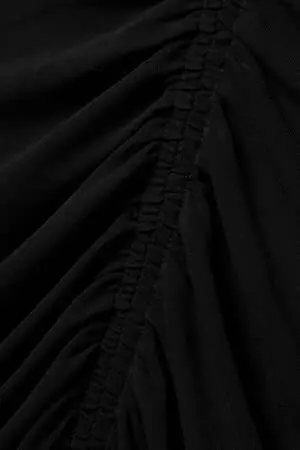 Givenchy Open-back Ruched Crepe Gown