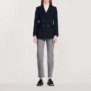 Sandro Tailored Double-breasted Blazer