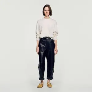 Sandro Cashmere Pullover Sweater - Ecru