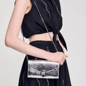 Sandro Yza Pocket Clutch Bag
