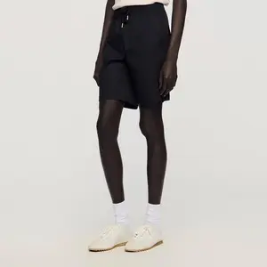 Sandro Cotton Drawstring Shorts - Black