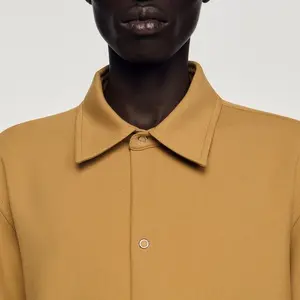 Sandro Long-sleeved Jersey Shirt - Nut