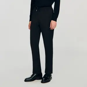 Sandro Straight-leg Trousers - Black