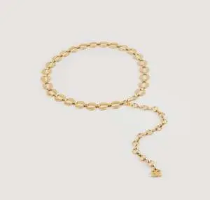 Sandro Embellished Chain Belt