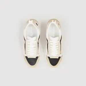 Sandro Flame Sole Sneakers - Gold