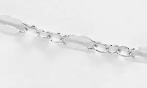 SET & STONES Billie Chain Anklet - Silver