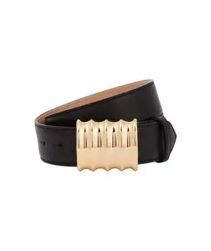 Khaite Julius Leather Belt - Black