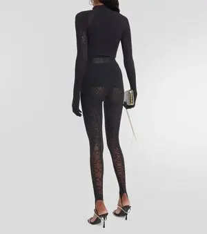 Wolford X Simkhai Intricate Sheer Leggings