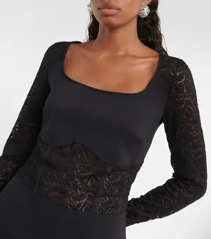 Wolford X Simkhai Intricate Pattern Minidress