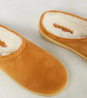 Isabel Marant Fozee Shearling-lined Slippers