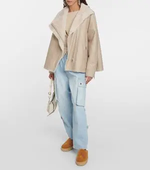 Isabel Marant Fozee Shearling-lined Slippers