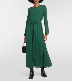 Chloé Silk Midi Dress