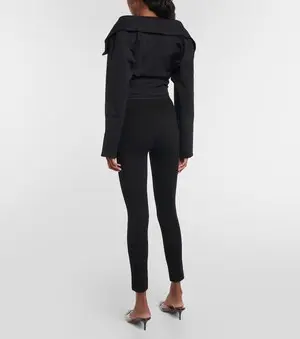 Alaïa Cropped Jersey Jacket