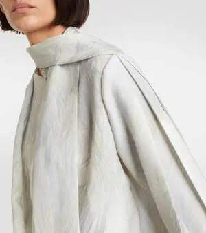 Victoria Beckham Scarf Satin Blouse