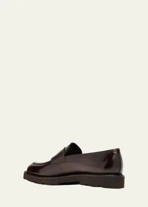 John Lobb Lopez Leather Penny Loafers