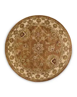 NOURISON HOME Jaipur Ja13 Round Area Rug, 8' X 8 - Rust