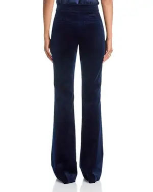 A.L.C. Sophie Ii Cotton Blend Bootcut Pants - Navy