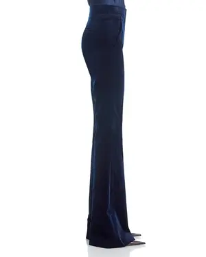A.L.C. Sophie Ii Cotton Blend Bootcut Pants - Navy