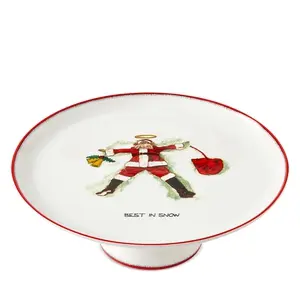 SPODE Doodles Best In Snow Cake Stand - White