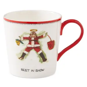 SPODE Best In Snow 12 Oz. Mug - White