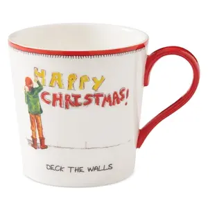 SPODE Deck The Walls 12 Oz. Mug - White