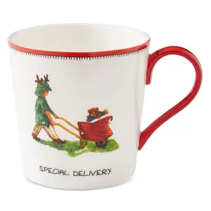 SPODE Kit Kemp For Special Delivery Mug - White
