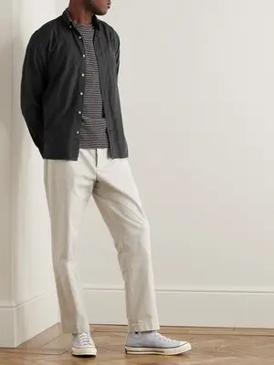Officine Générale Arsene Cotton-blend Corduroy Shirt - Gray