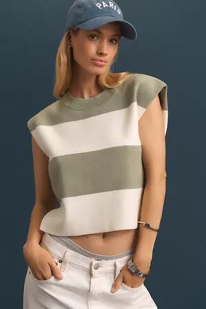 Maeve The Noah Muscle Tank Sweater Top