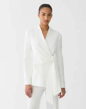 Lafayette 148 New York V Neck Outerwear For Women