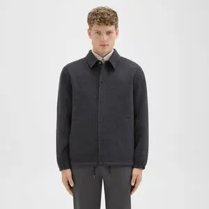 Theory Classic Coaches Jacket In Double-face Wool-cashmere